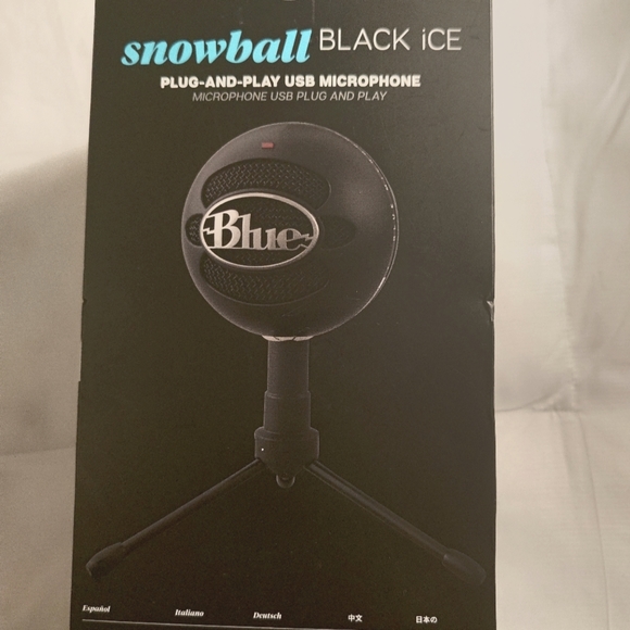 Logitech | Other | Logitech Blue Snowball Black Ice | Poshmark